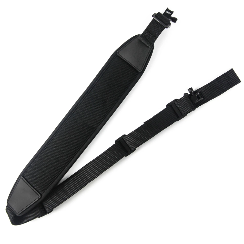 Black-Neoprene-Hunting-Rifle-Strap-Anti-slip-Shoulder-Padded-Sling-w ...