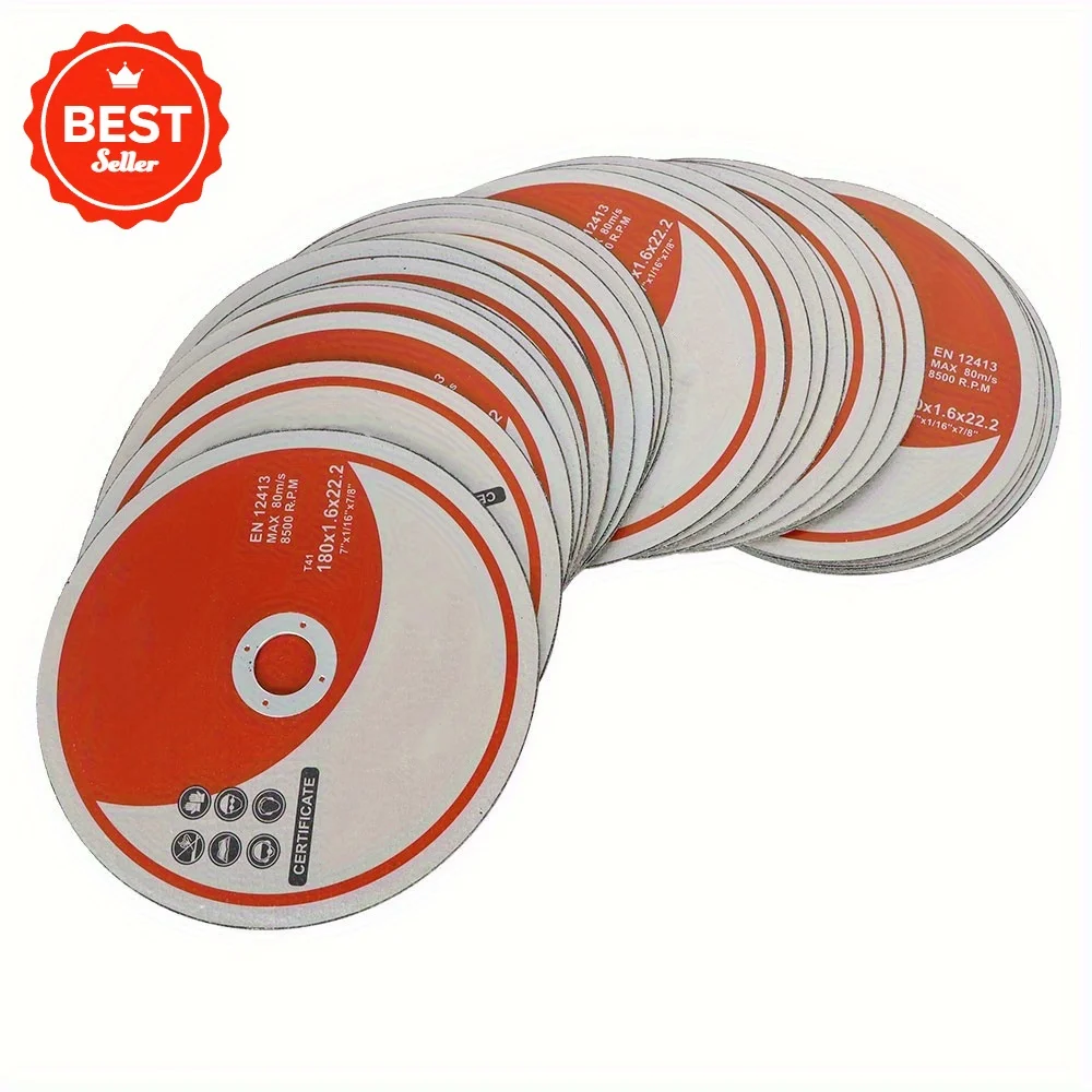 7 x1/16x7/8 Inch Cut Off Wheel Metal Stainless Steel Grinder Cutting ...