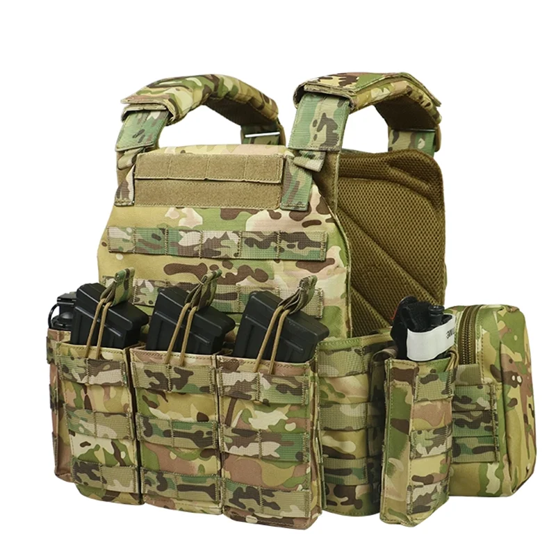 Military-Safety-Molle-Pouches-Plate-Carrier-Vest-Hunting-Bullet-Proof ...
