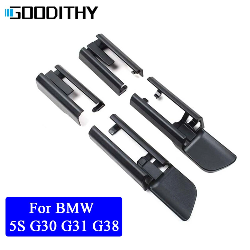 자동차 인테리어 블랙 전면 후면 좌측 우측 시트 레일 트림 커버, 슬라이딩 트랙 교체, BMW 5 시리즈 G30 G31 G38 ...