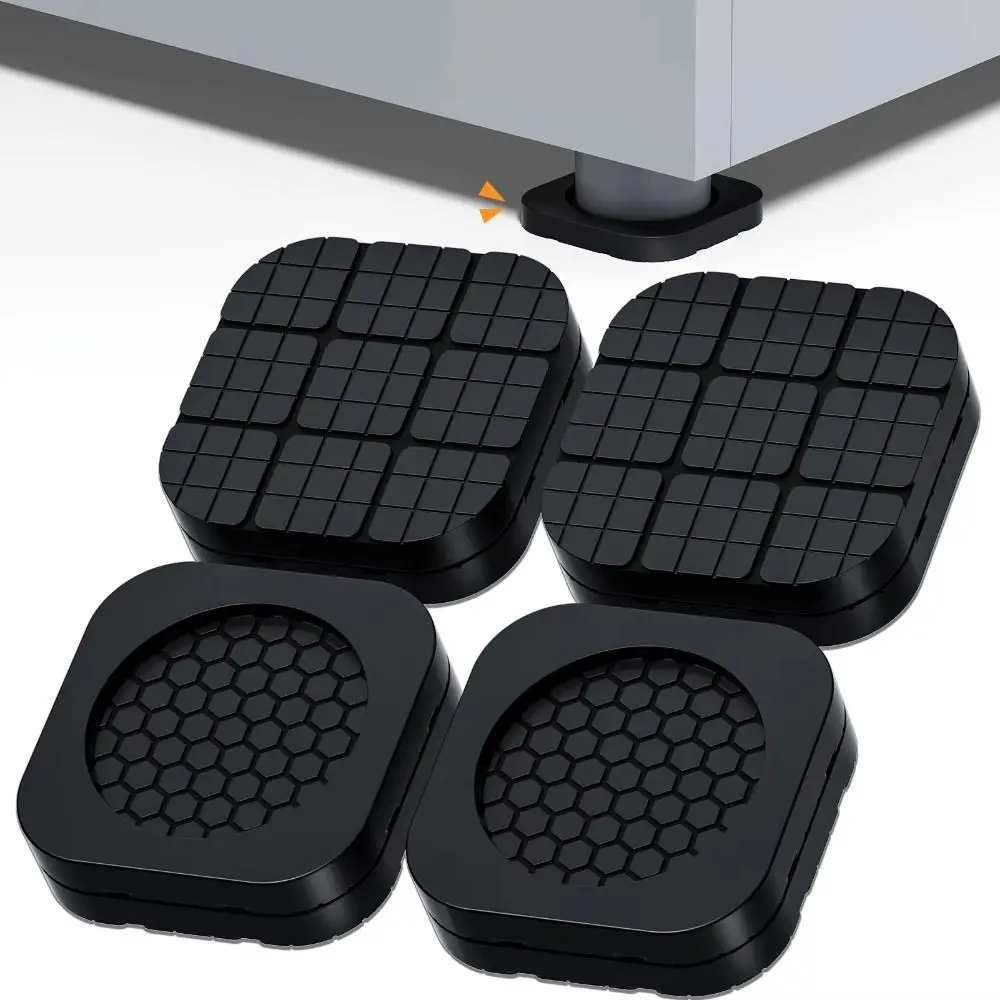 4Pcs Anti Slip Washer Anti Vibration Feet Pad Silent Dampers Shock ...