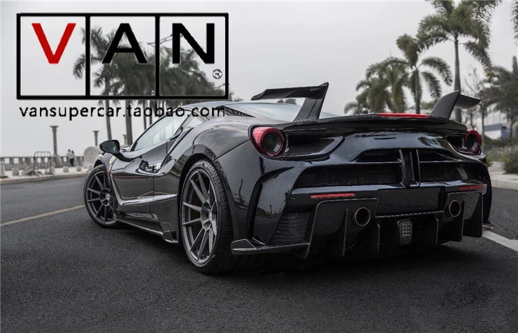 Suitable For Ferrari Van 488 Surround 488 Modified Mansory Carbon Fiber ...