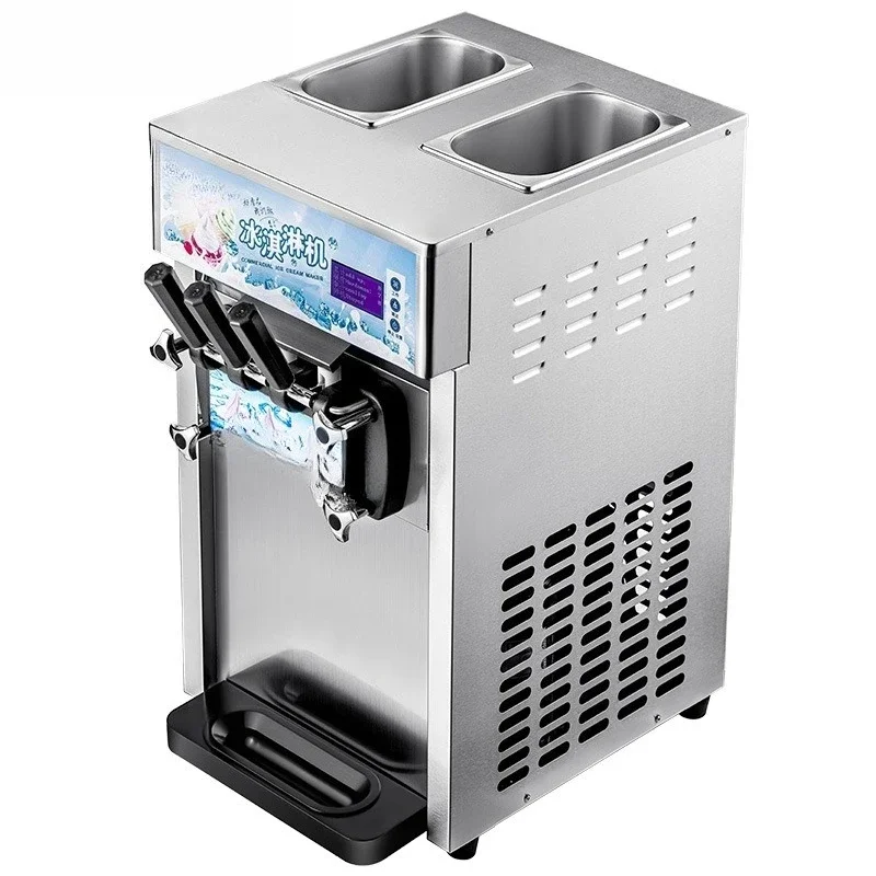 Commercial ice cream machin fully automatic desktop ice cream ...