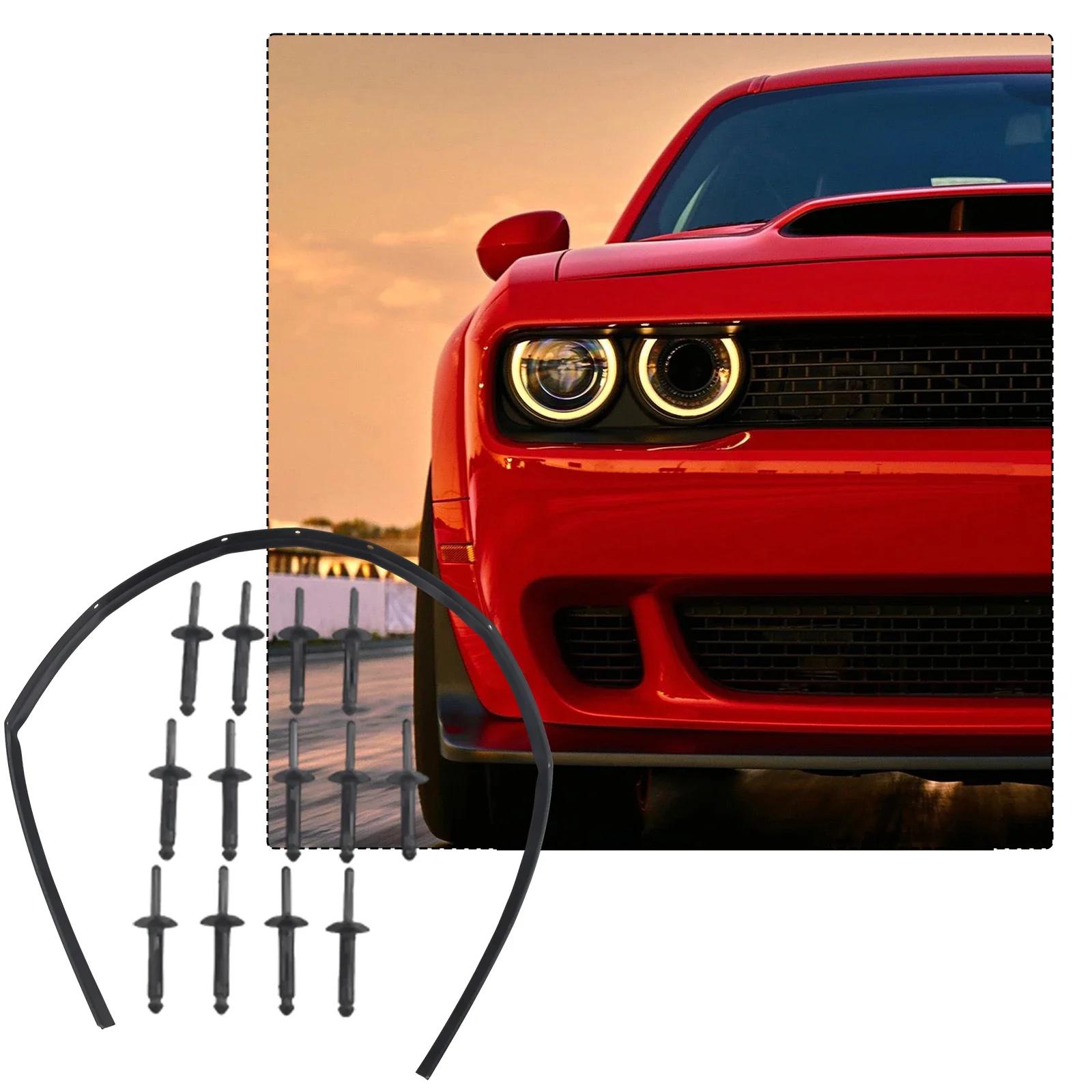 Front-Fascia-Bumper-Hood-Seal-Rivets-Fits-For-Dodge-For-Challenger-2008 ...