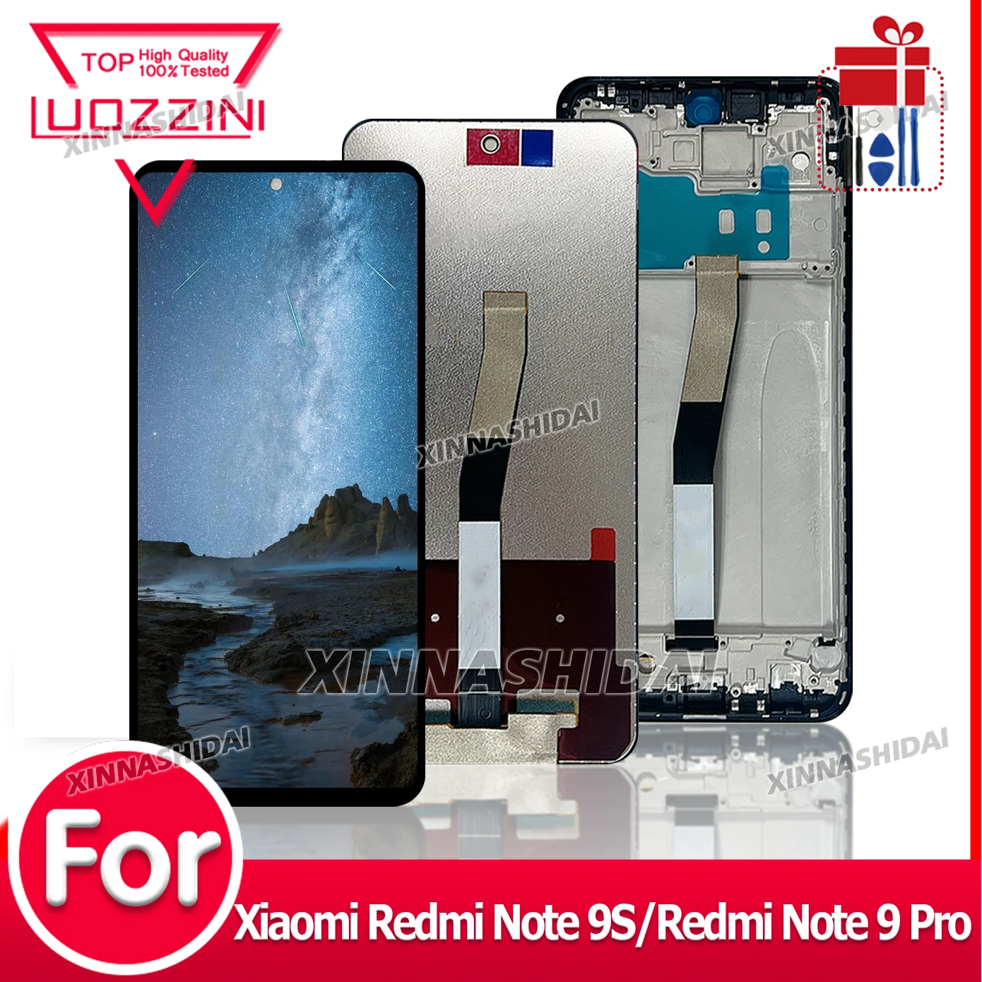 LCD Display For Xiaomi Redmi Note 9S/9 Pro Lcd Display Touch Screen ...