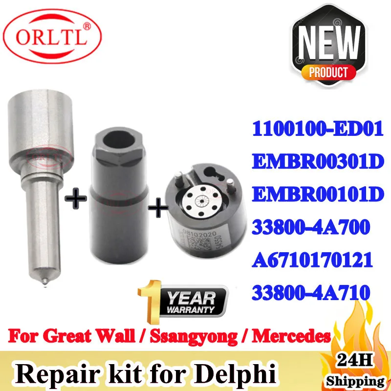 Diessel Repair Kits for Delphi Injector 1100100-ED01 EMBR00301D ...