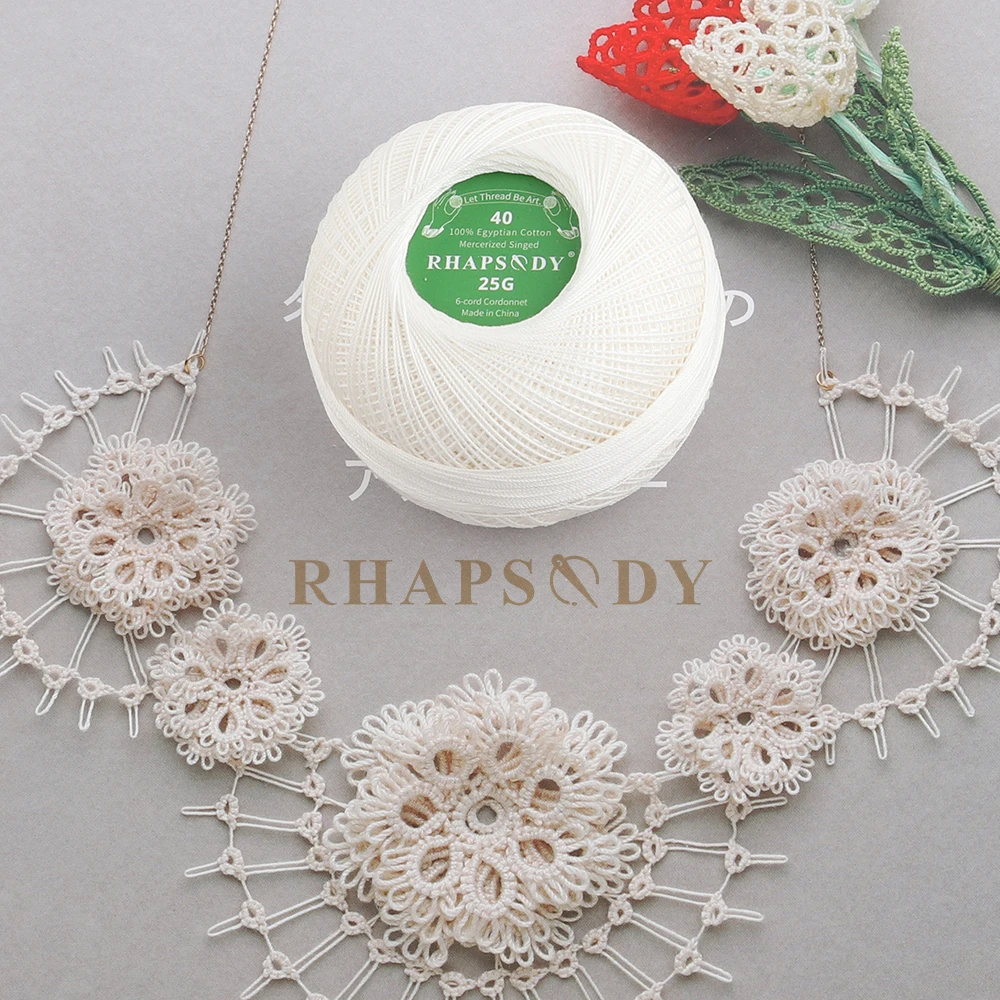 Rhapsody-Premium-Cotton-Crochet-Thread-Size-40-for-Tatting-Needlepoint ...