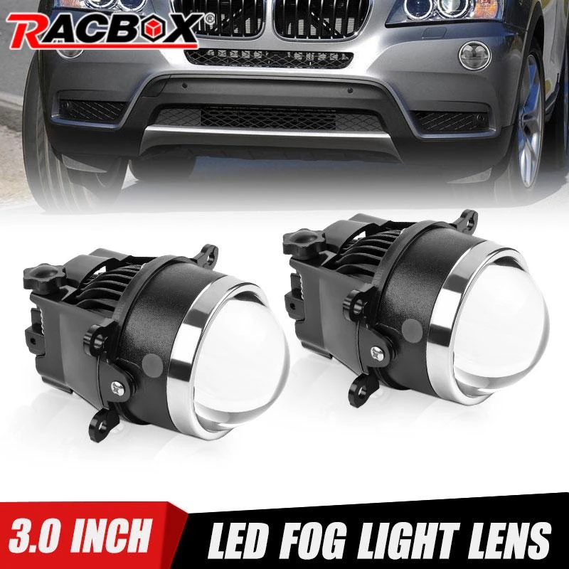 3 Inch Fog Light Bi-led Projector Lens Hi-lo Beam Fog Lamp Lenses ...