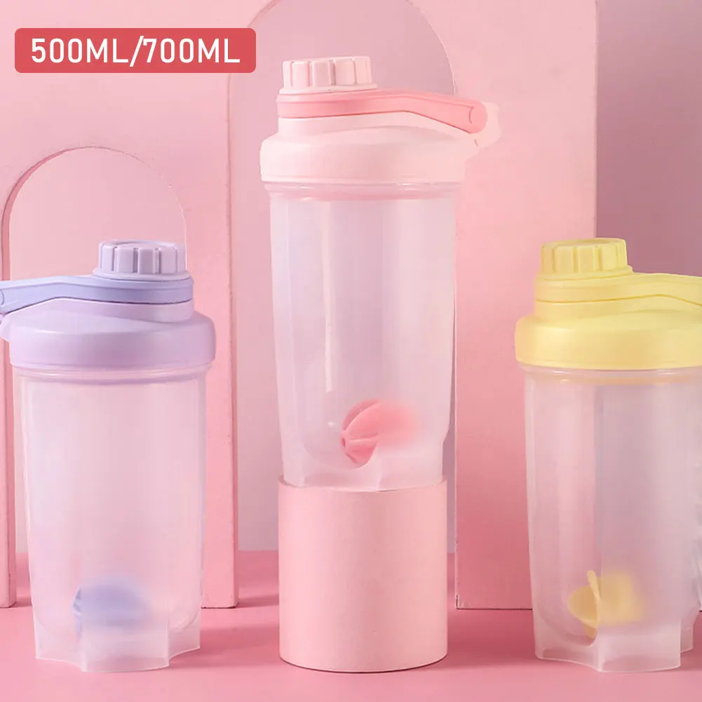 500ml/700ml Portable Water Bottle For Drink Plastic Leak Proof Sports ...