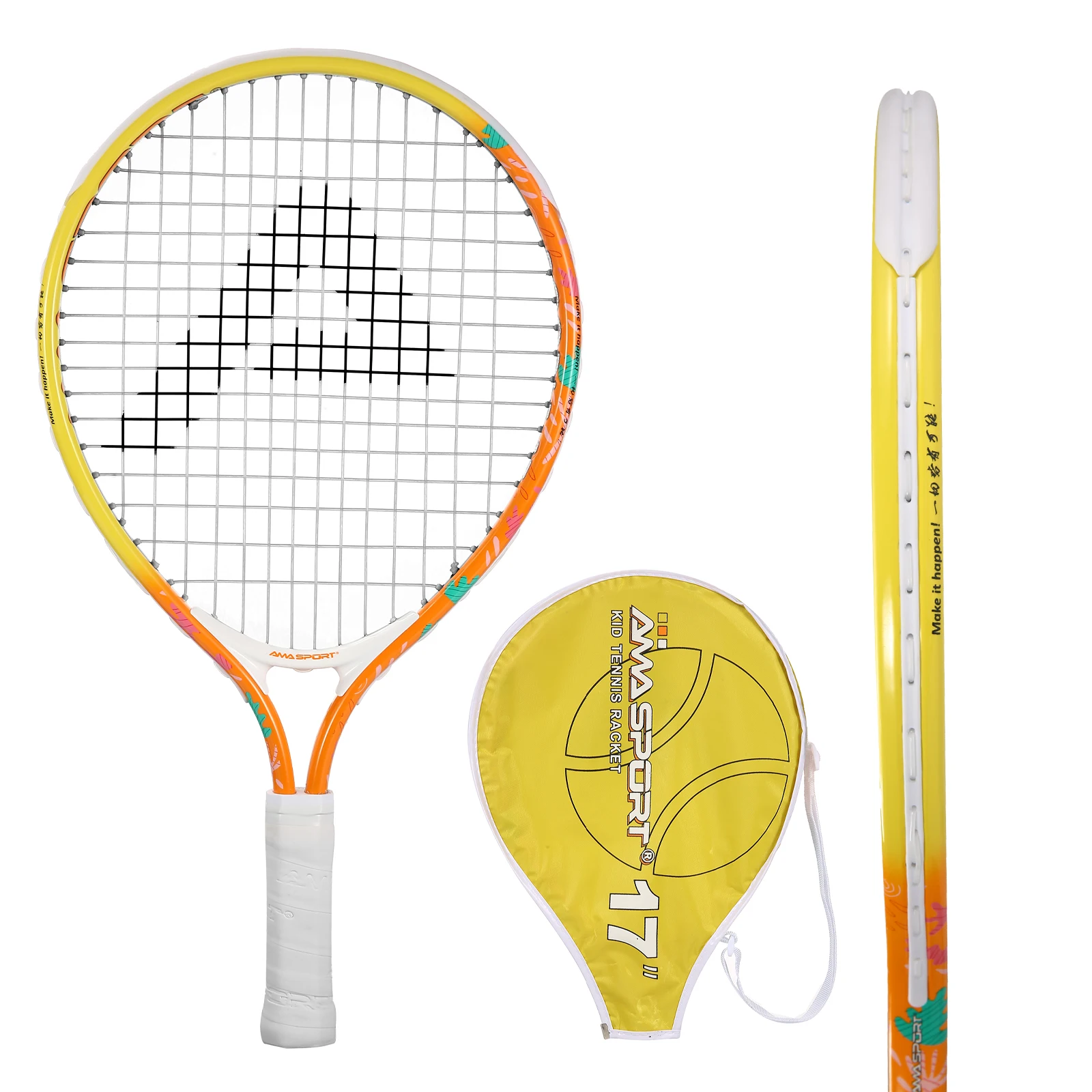 AMASPORT-Tennis-Rackets-for-Kids-Aluminum-Alloy-17-with-Cover-Bag-for ...