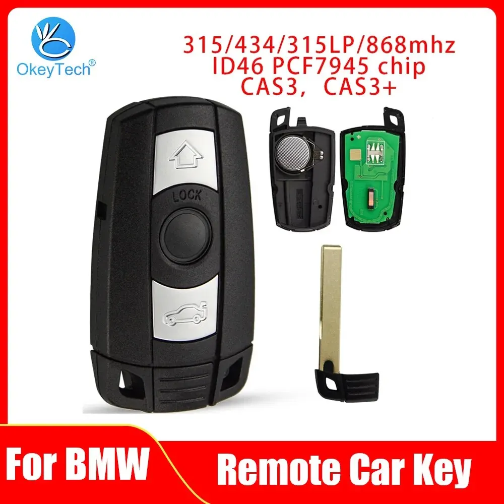 OkeyTech-Car-Remote-Control-Key-For-BMW-CAS-3-System-1-3-5-Series-ID46 ...