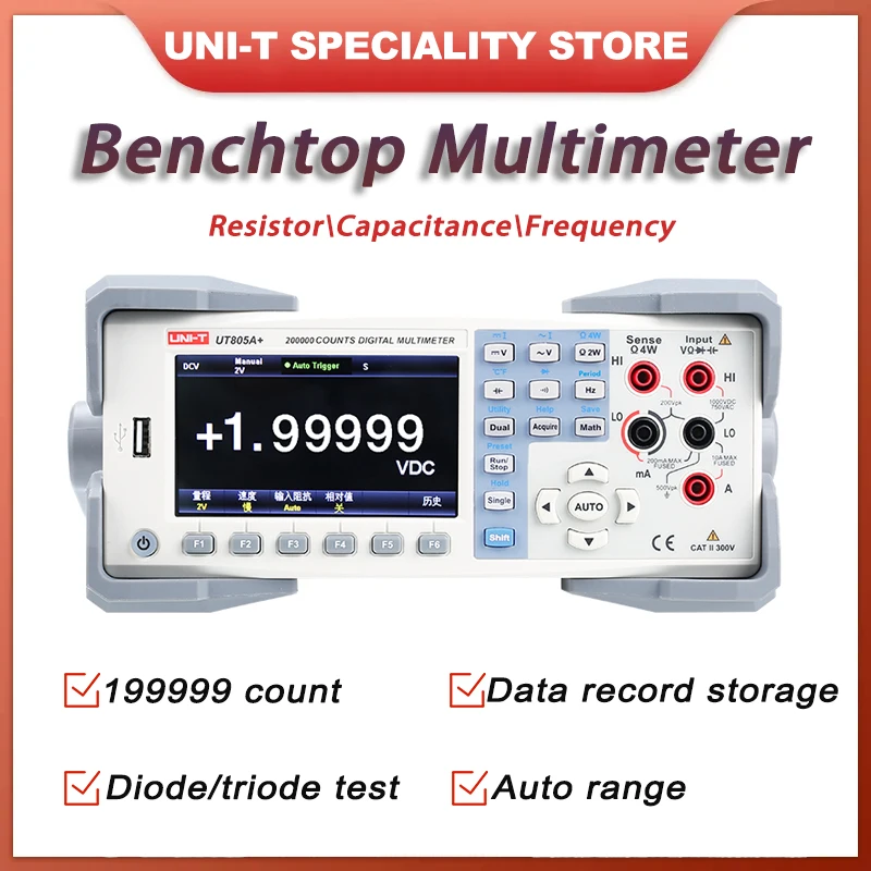 UNI-T-UT805A-UT804-UT802-Digital-Multimeters-Auto-Range-19999-Counts ...