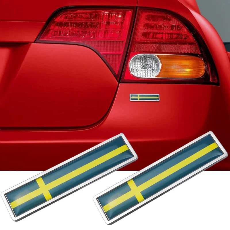 Swedish-Flag-Logo-Badge-Emblem-Epoxy-Decal-Sticker-for-Volvo-V40-V50 ...