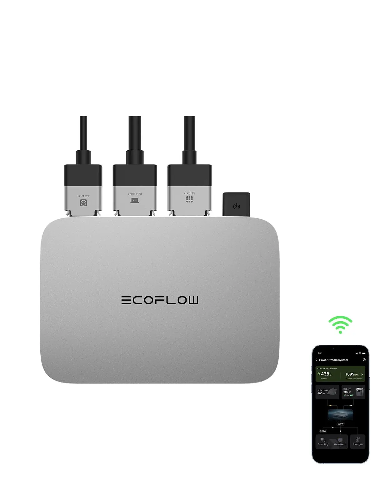 EcoFlow 800W Micro Inverter Smart Solar Inverter Built-in MPPT Pure ...