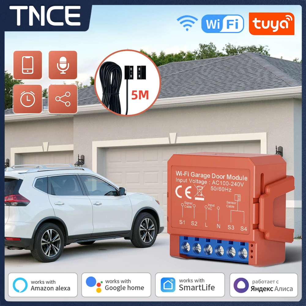 TNCE-Tuya-WiFi-Garage-Door-Opener-Controller-Receiver-Universal-Smart ...
