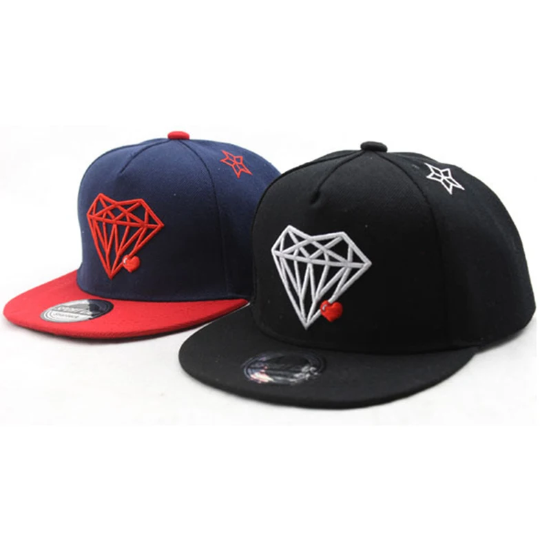Diamond Snapbacks Red And Black