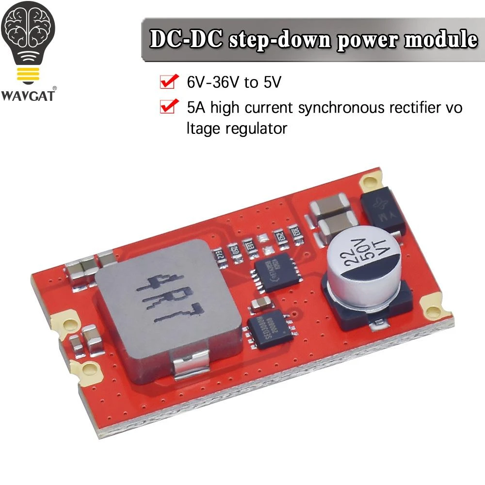 High Quality Mini Dc-dc Step-down Module 6v-36v To 5v 5a High Current ...