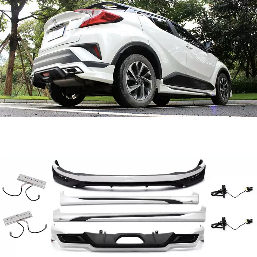 Car Stling Abs Paint Front Rear Bumper Diffuser Skid Protector Guard ...