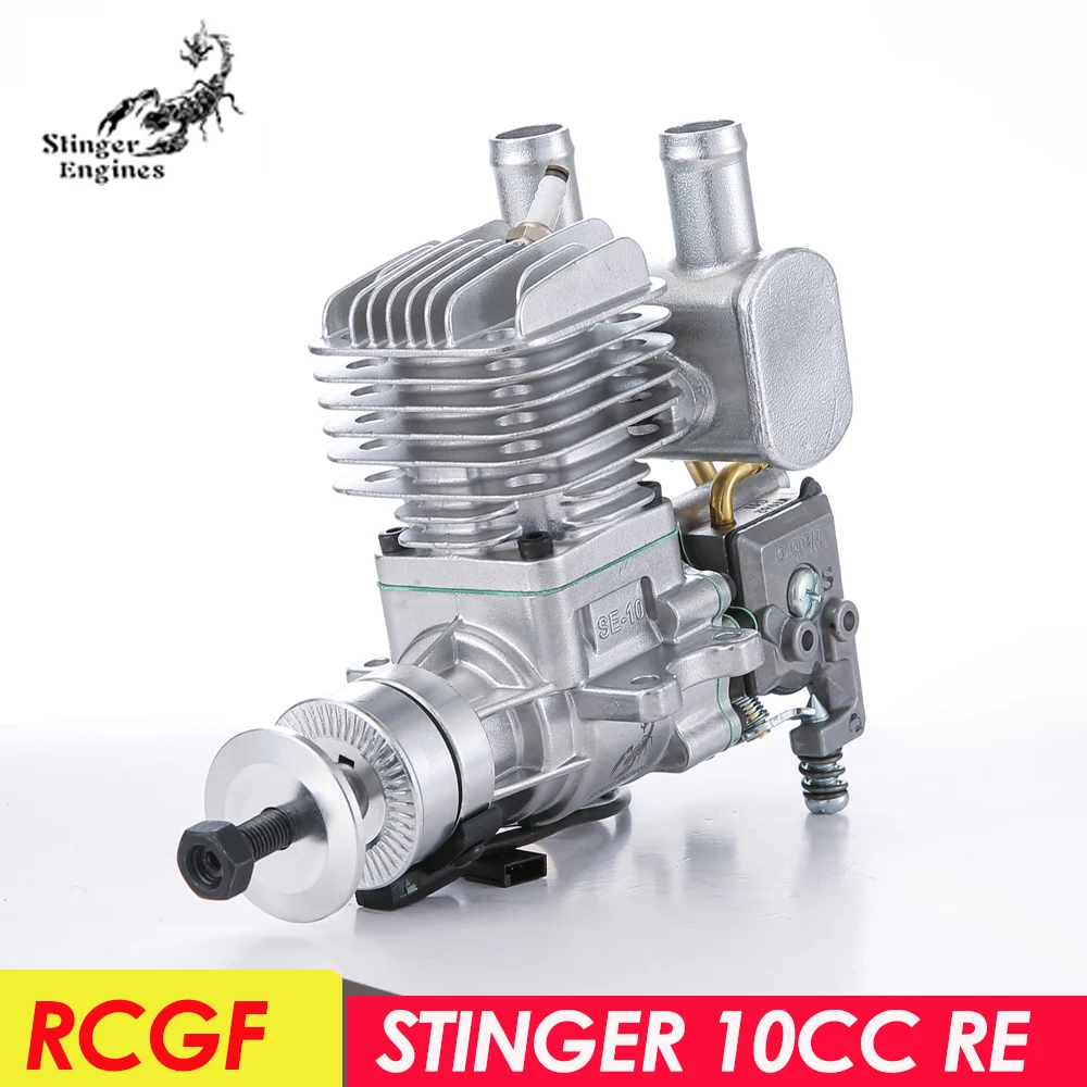 RCGF-Stinger-10cc-RE-Single-Cylinder-Rear-Exhaust-2-Stroke-Gas-Engine ...