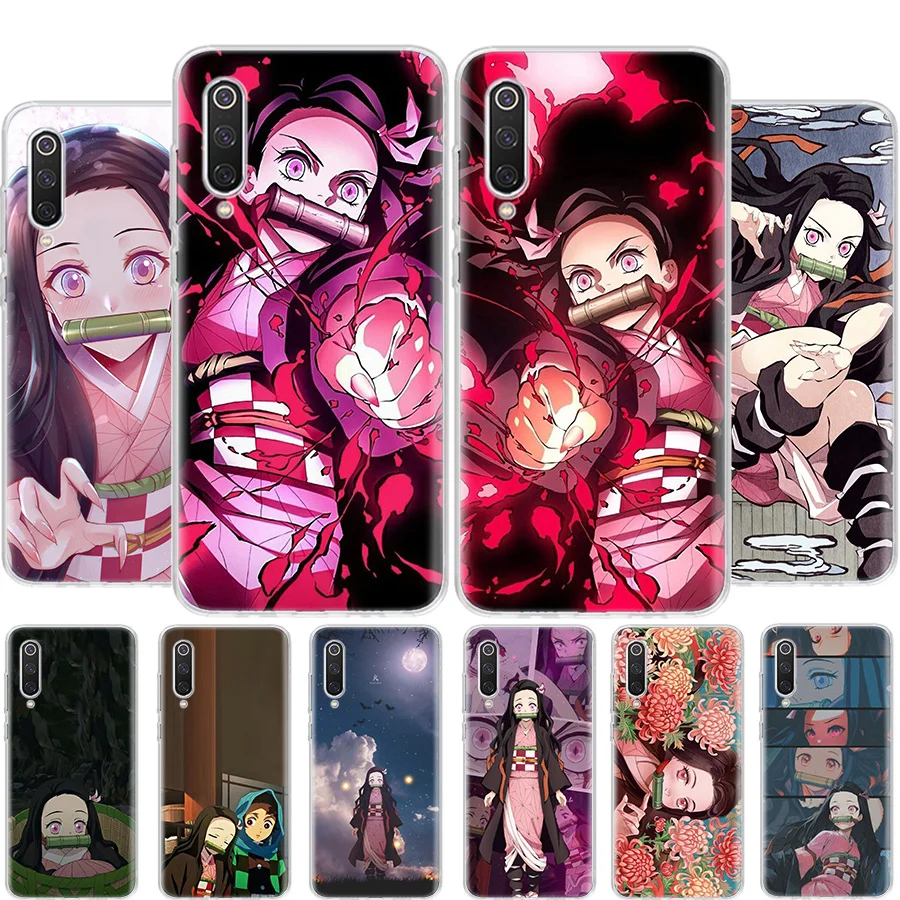 Demon Slayer Kamado Nezuko Anime Phone Case For Xiaomi Redmi Note 12 11 ...
