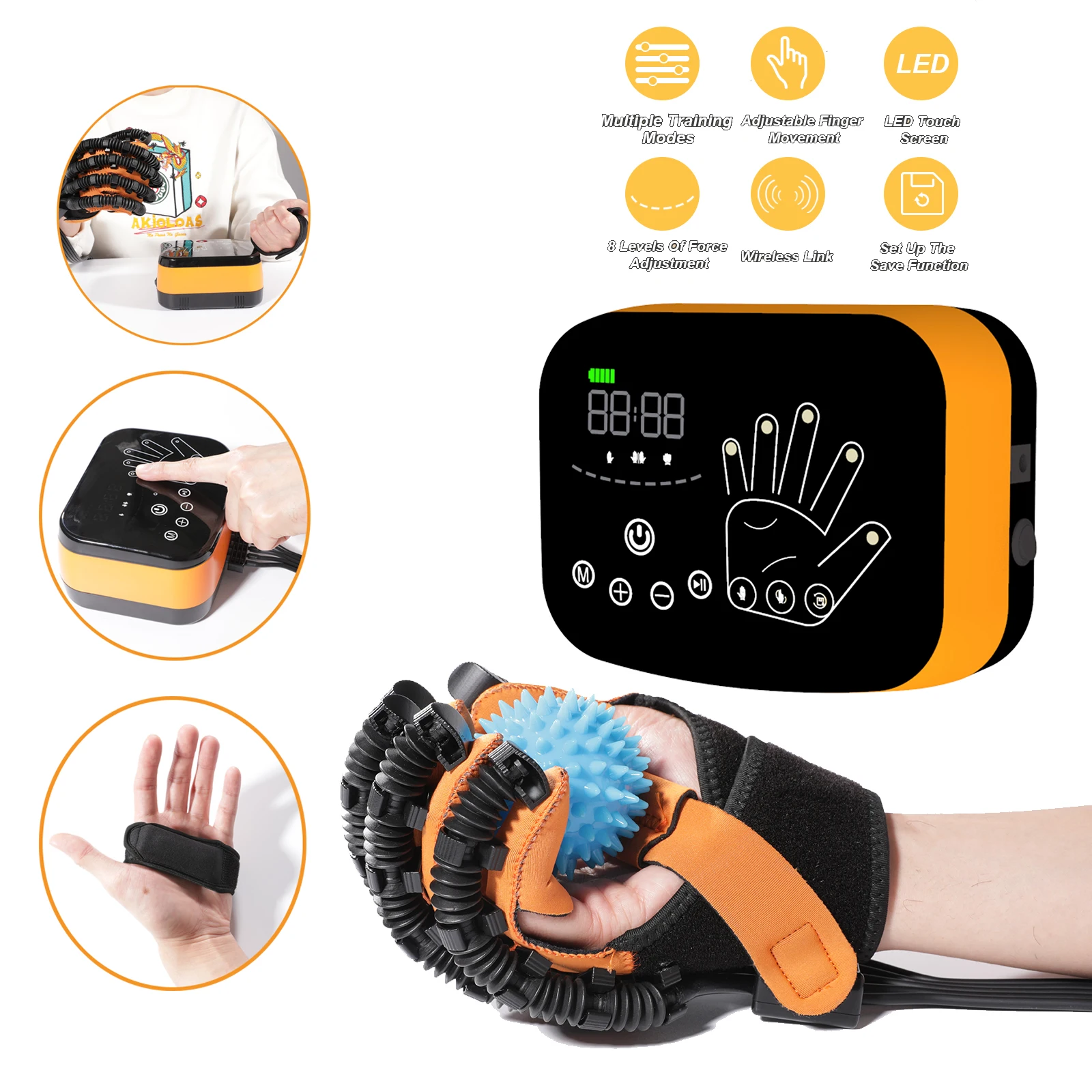 New-upgrade-Rehabilitation-Robot-Gloves-Stroke-Hemiplegia-Cerebral ...