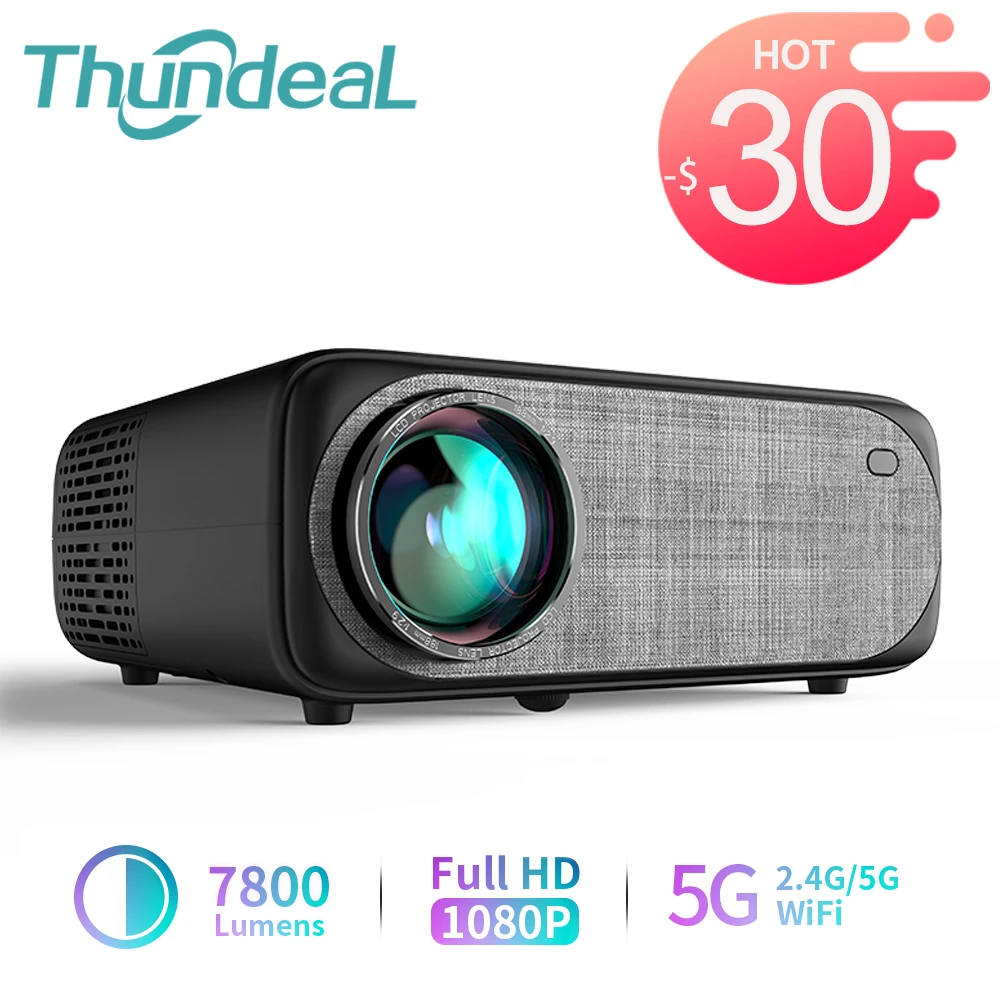 Thundeal Full Hd Projector 1080p Android Wifi Led Video Proyector Home ...