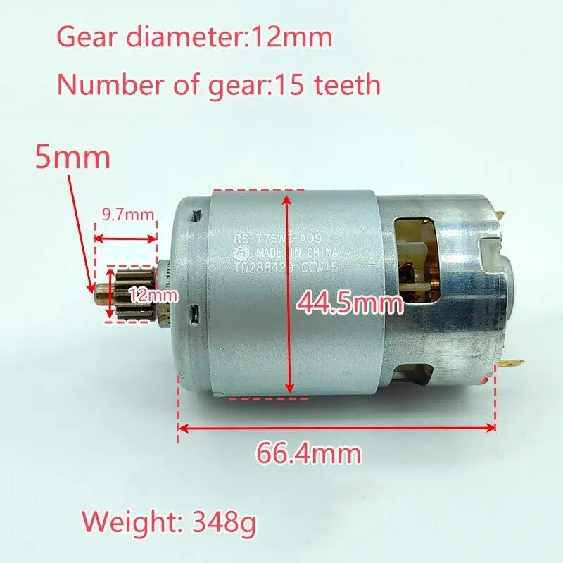 Mabuchi Rs-775Wc-A09 Dc 12 V Nagy Sebességű Elektromos Fúró Szerszám ...