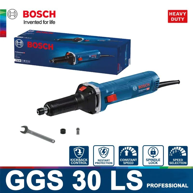 Bosch-GGS-30-LS-Straight-Grinder-Metal-Working-Stone-Carving-Electric ...