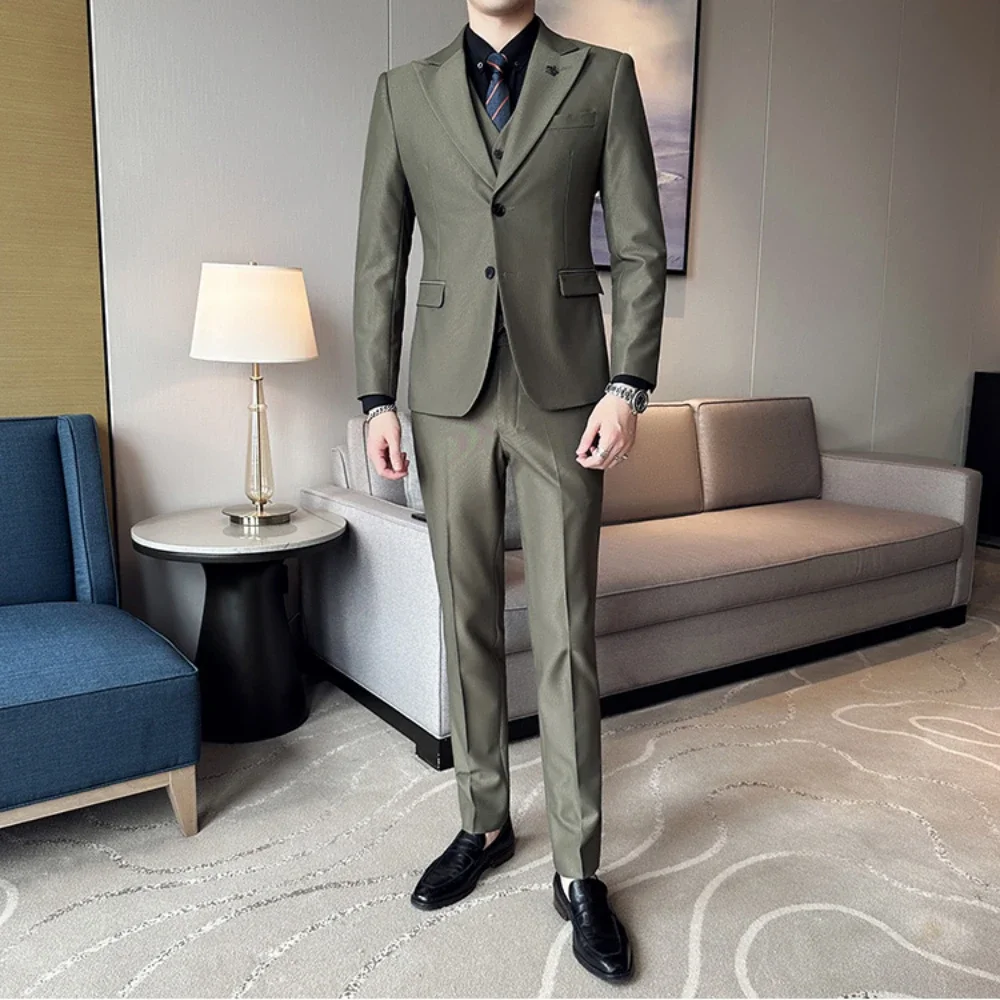 3-Piece-Jacket-Vest-Pants-Spring-Luxury-Men-High-end-Suit-Formal-Groom ...