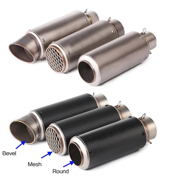 Carbon-fiber-Universal-Motorcycle-Exhaust-Pipe-muffler-GP-project-for ...