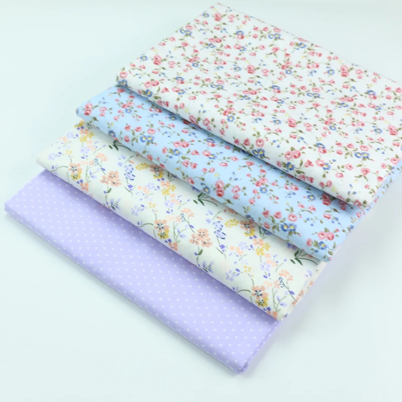 160cm*50cm small floral cotton fabric DIY bedding apparel dress ...