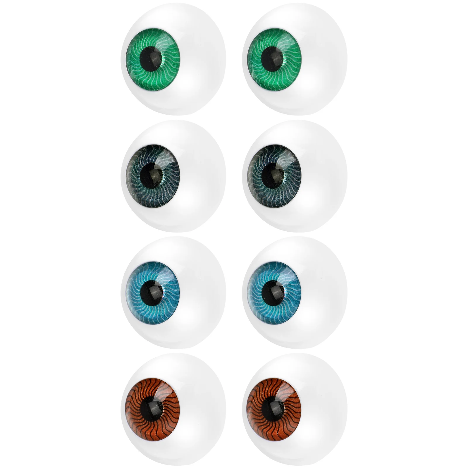 8-Hollow-24mm-Reborn-Baby-Realistic-Half-Round-Hollow-Back-Fake-Eyes ...
