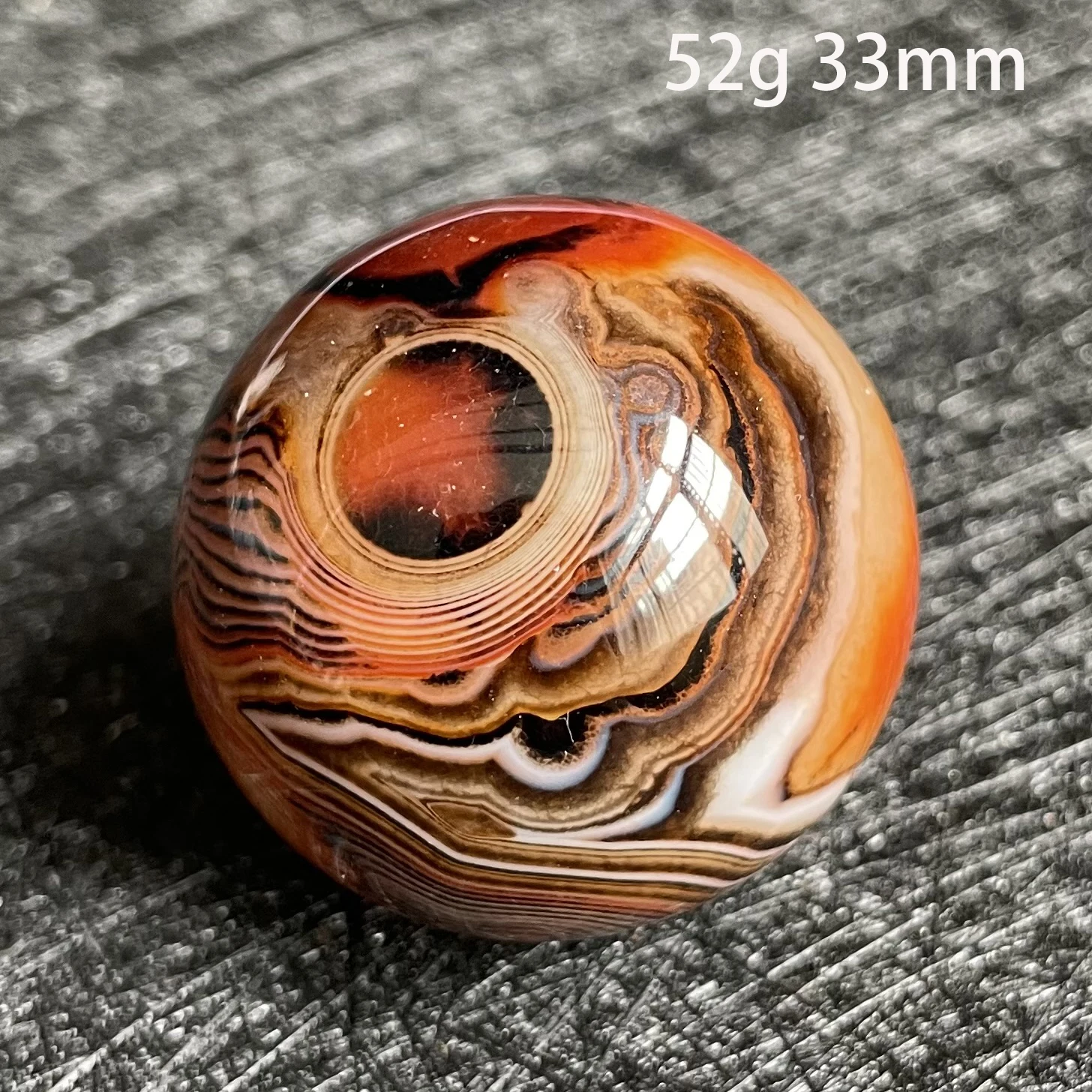 Natural Stone Silk Agate Crystal Ball Colorful Quartz Sphere Carnelian ...
