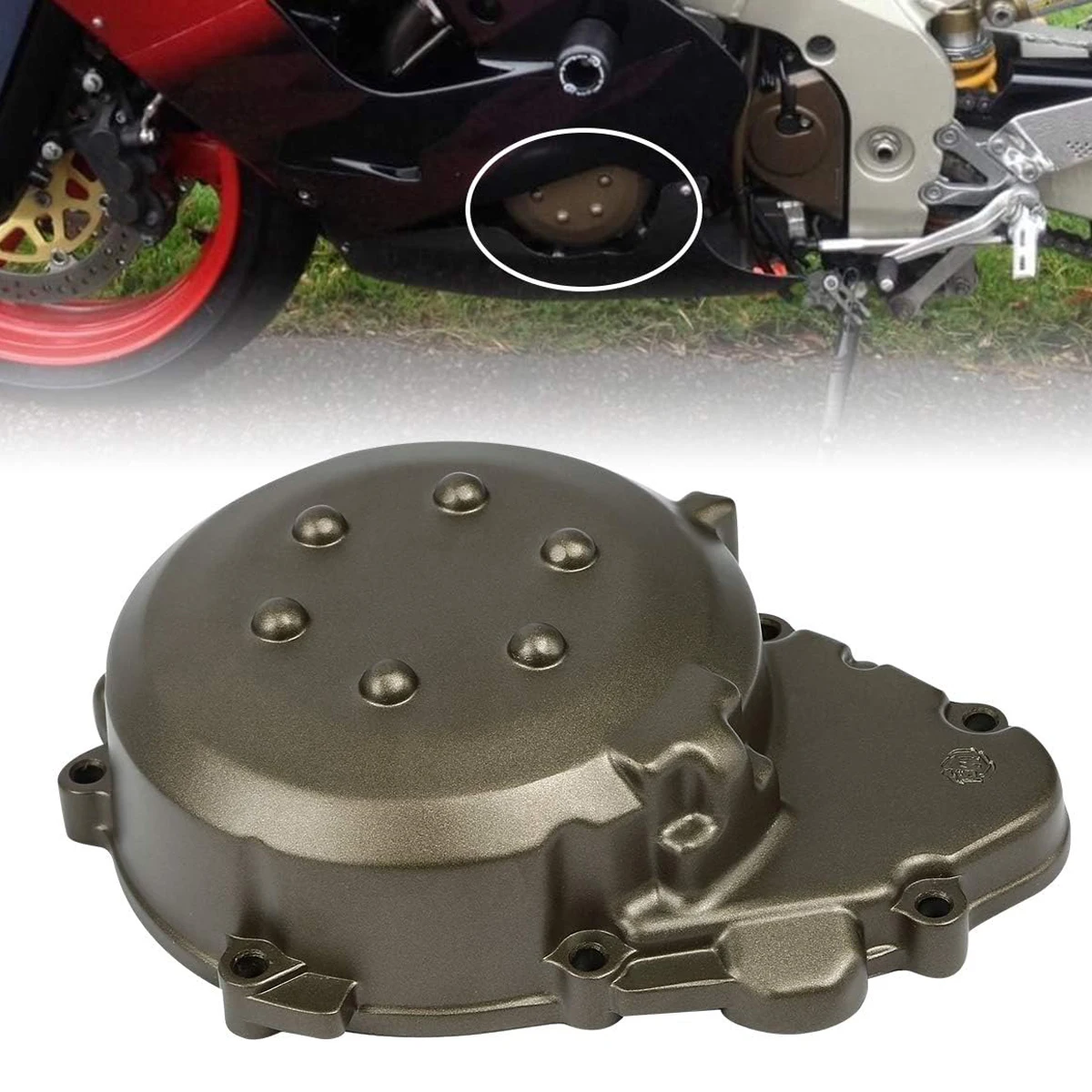 For Kawasaki Ninja ZX9R ZX-9R 1998-2003 99 00 01 02 Left Stator Cover ...