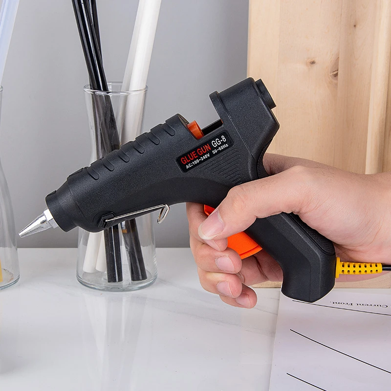 100W Hot Melt Glue Gun with 11mm Glue Sticks Mini Industrial Guns Heat ...