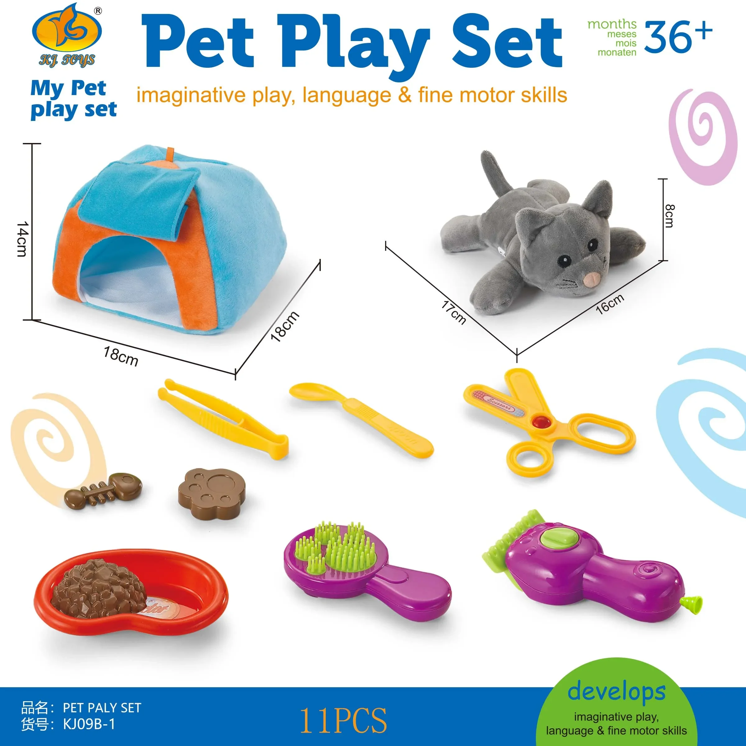 Pet-Care-Play-Set-Doctor-Kit-for-Kids-21-Pcs-Doctor-Pretend-Play-Vet ...