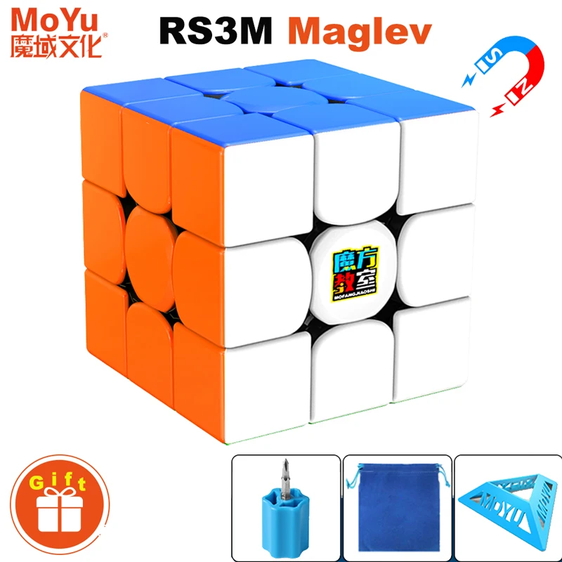 Moyu 2021 Rs3m 3×3 Maglev Cube 2020 Magnetic 3x3x3 Professional Magico ...