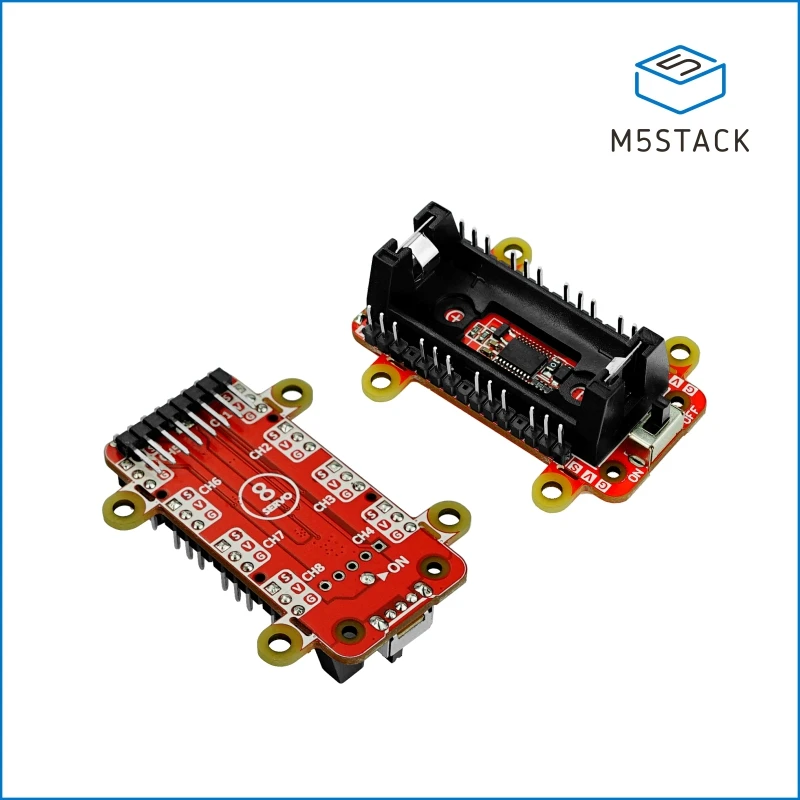 M5Stack公式M5StickC 8チャンネルサーボドライバ帽子| | - AliExpress