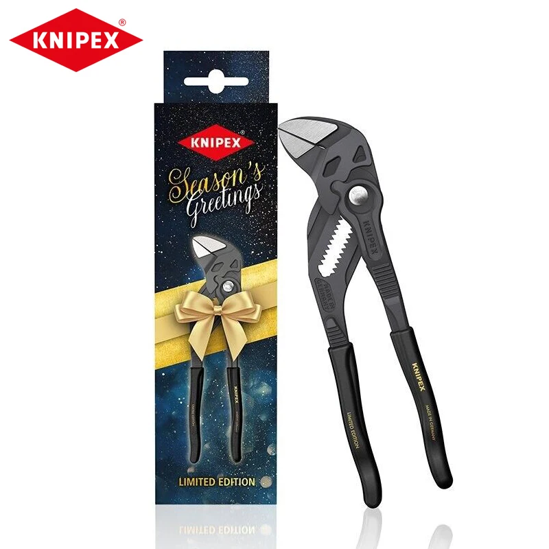 KNIPEX-86-01-180-XMAS-Slip-Joint-Water-Pump-Pliers-180mm-Lock-Button ...