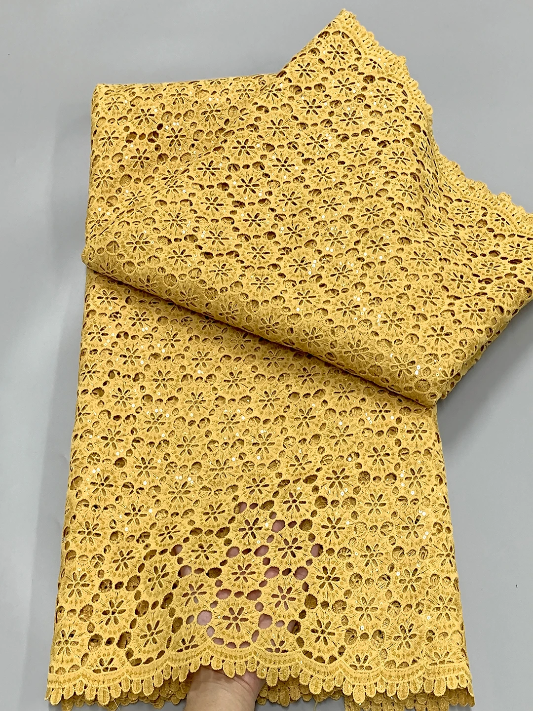 Gold-French-Guipure-Cord-Lace-Fabric-2024-High-Quality-African-Sequins ...
