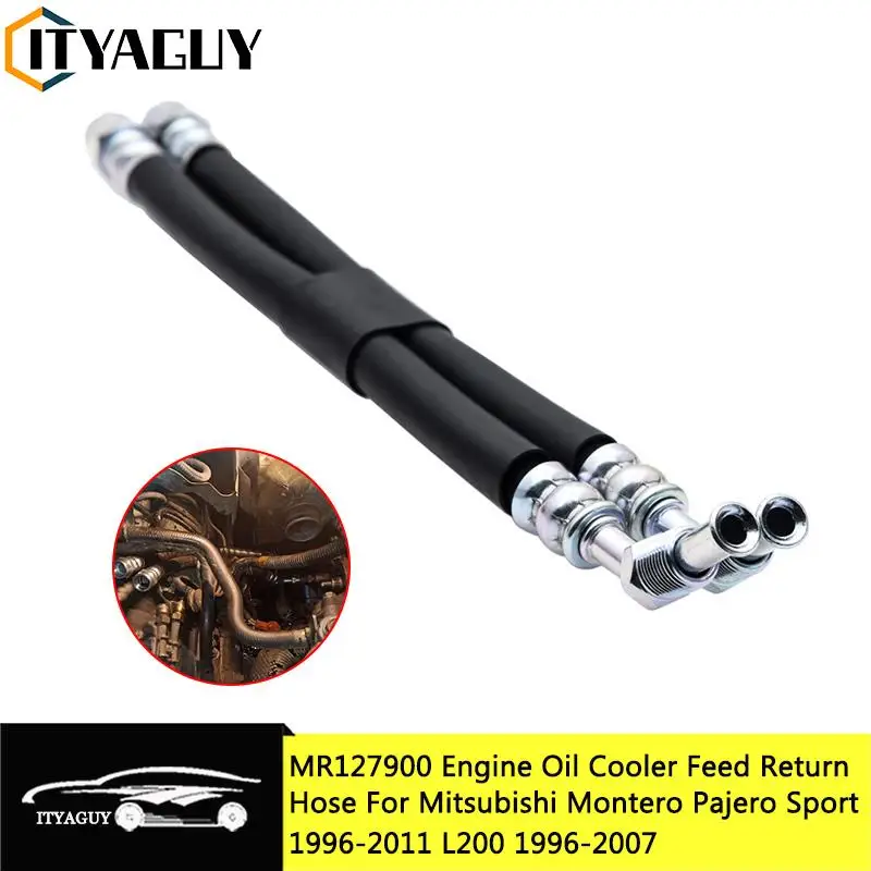 Engine-Oil-Cooler-Feed-Return-Hose-For-Mitsubishi-PAJERO-MONTERO-SPORT ...