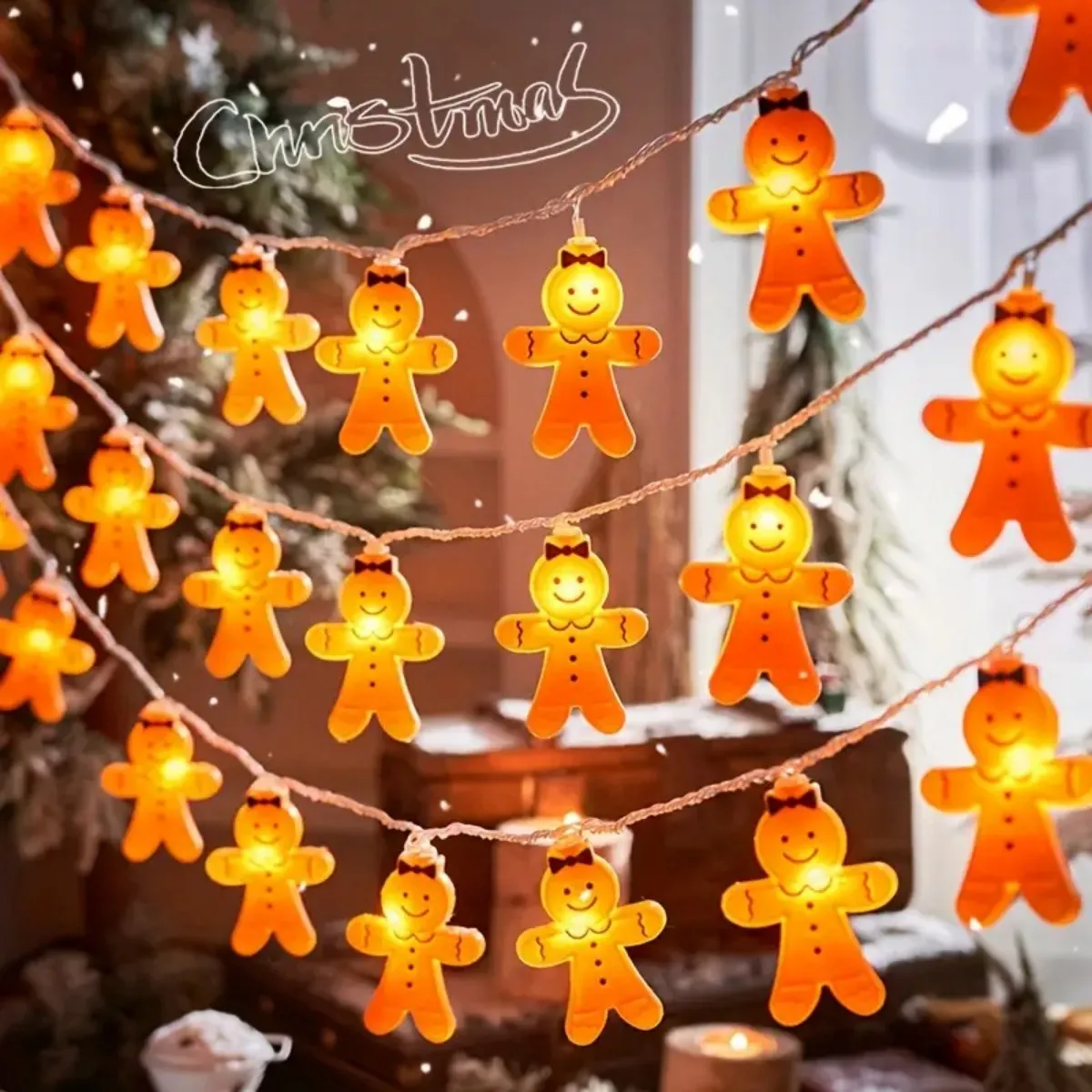 1pc-10-20-LED-Ginger-Bread-Christmas-LED-String-Lights-Battery-Powered ...