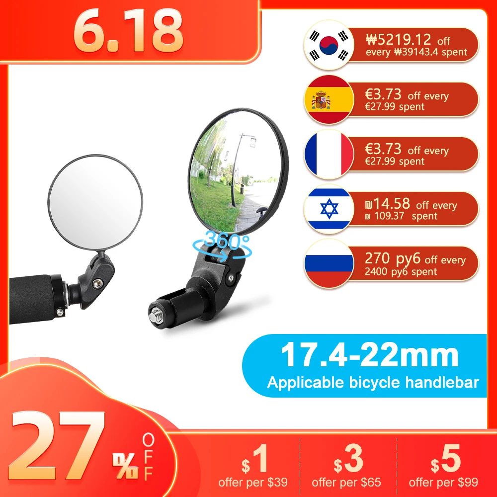 Bicycle Rearview Mirror Rearview Mirror | Universal Bicycle Rearview ...