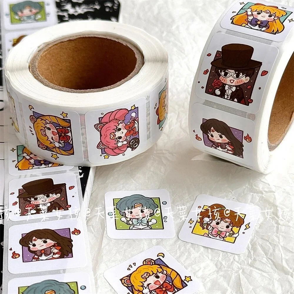 Rollos-de-pegatinas-bonitas-de-Sailor-Moon-Material-de-dibujos-animados ...