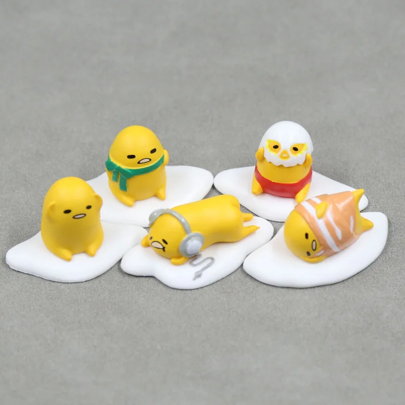 Anime Gudetama Figure Set Decoration Ornaments Toy - KawaiiMerch.com