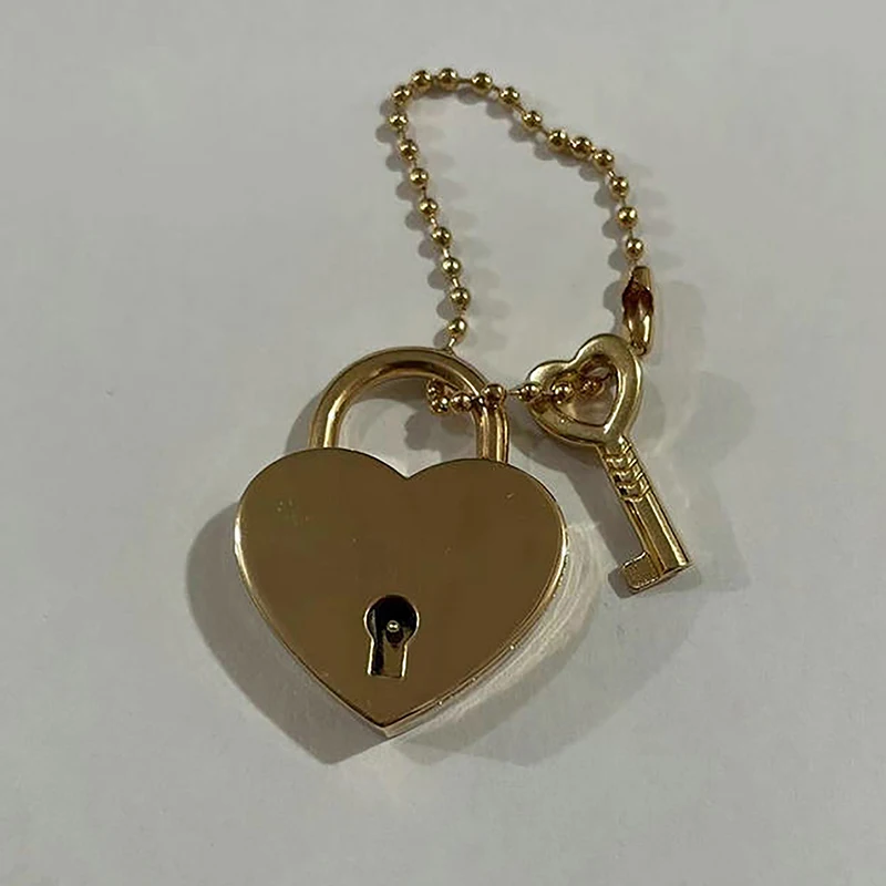 Antique-Style-Mini-Heart-Shape-Padlock-Vintage-Lock-Gold-Lovely-Diary ...