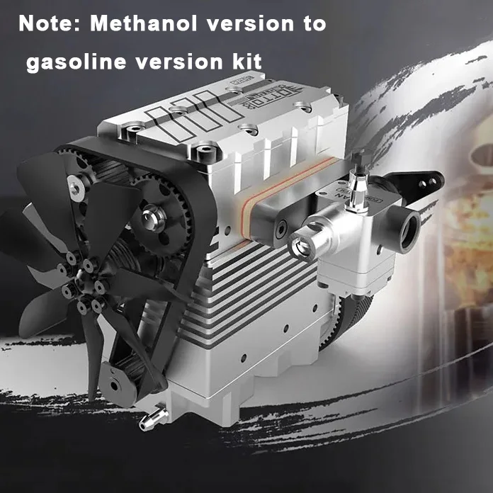 TOYAN 7cc SOHC Inline Twin-Cylinder 4-Stroke Nitro Methanol, 03/30/2024