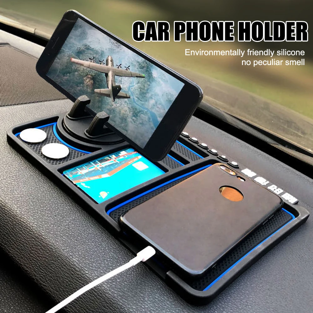 3-In-1-Car-Anti-Slip-Pad-Multi-function-Mobile-Phone-Holder-Dashboard ...