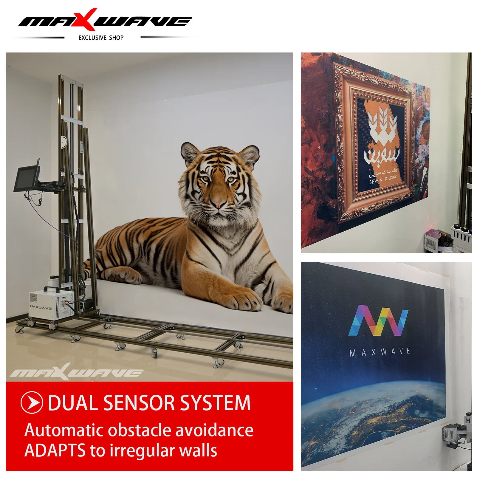 Maxwave-impresora-de-pared-Vertical-3D-Robot-de-inyecci-n-de-tinta-con ...