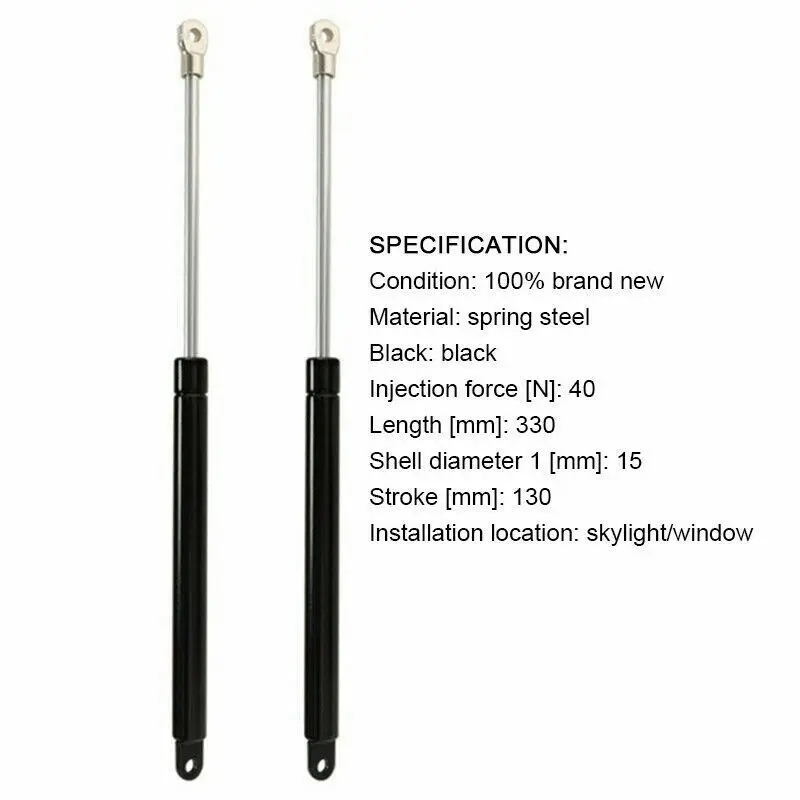 2pcs Caravan Gas Struts For Dometic Seitz Heki Caravan Hatch Skylight ...